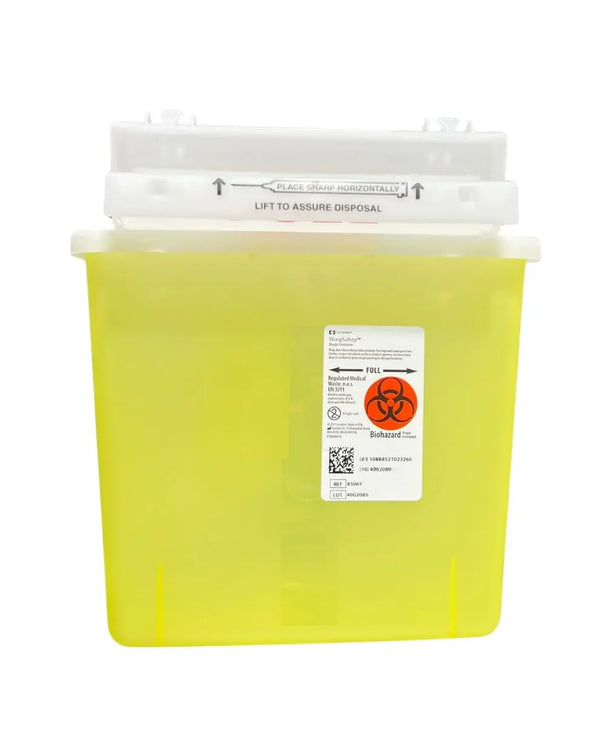 Shop Sharp Container 5 Quart Yellow : Needles and Syringe Disposal ...