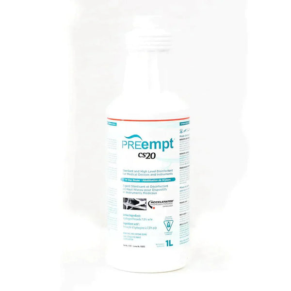 PREempt Cs20 Disinfectant for Medical Devices & Instruments 1L | 11401