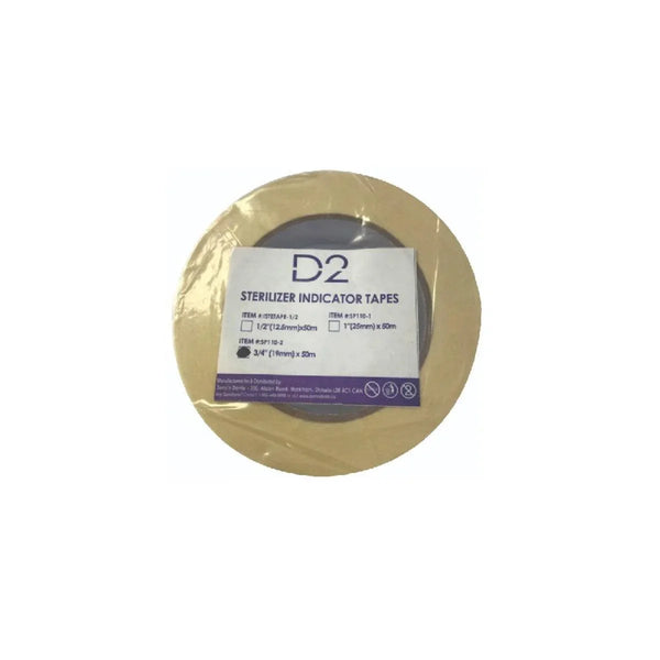 D2: Sterilization Indicating Tape 3/4" – EmerDepot Medical Supplies
