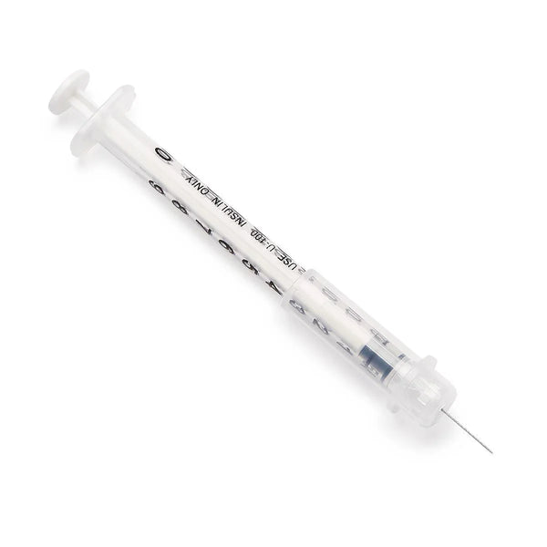 0.5mL | 31G x 5/16" - SOL-GUARD 2531516SG Insulin Safety Syringe (100p ...