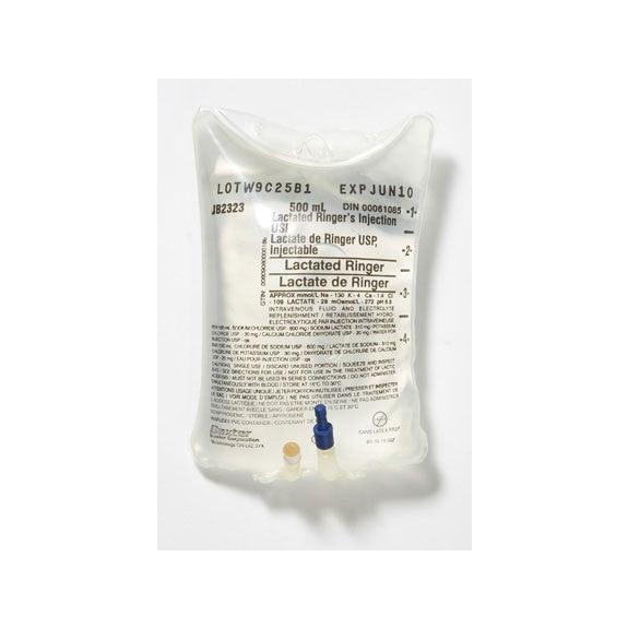 Baxter - Lactated Ringer's Injection USP (500mL) JB2323 – EmerDepot ...