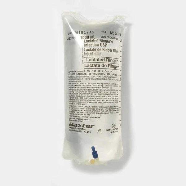 Baxter - Lactated Ringer's Injection USP (1000mL) - 533-JB2324 ...