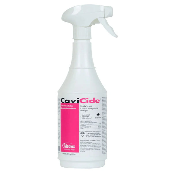 CaviCide Surface Disinfectant Liquid Spray Bottle - 1 minute 24oz ...