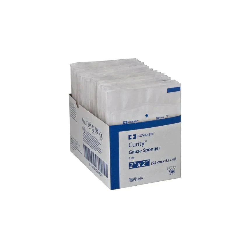 Kendall Curity Gauze Sponges-Sterile 8PLY 2X2 (Pkg50) – EmerDepot ...