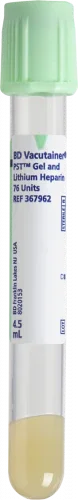 4.5mL BD Vacutainer PST Gel & Lithium Heparin | Blood Collection Tubes ...