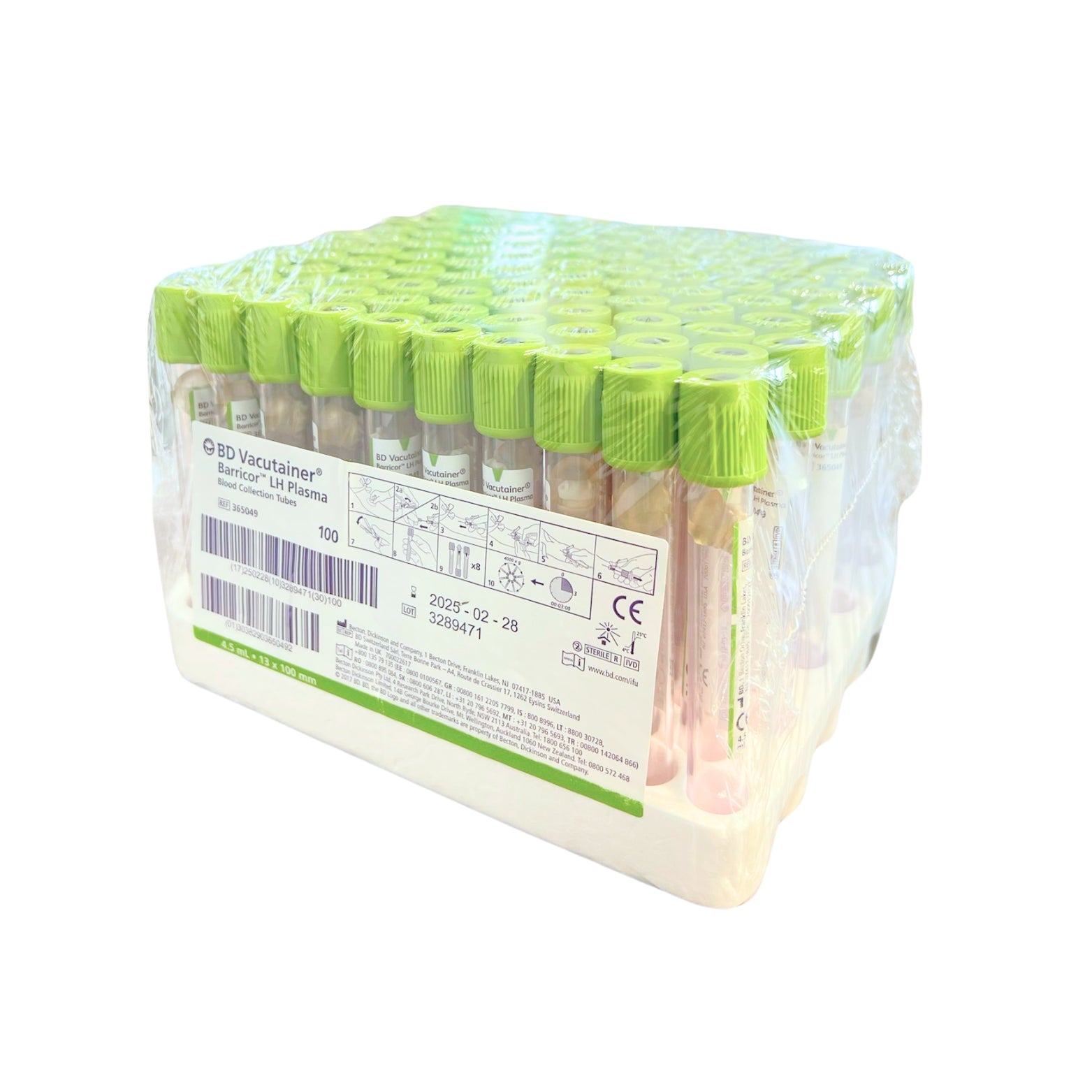 Shop BD Vacutainer® Barricor™ Blood Collection Tubes, Plastic ...